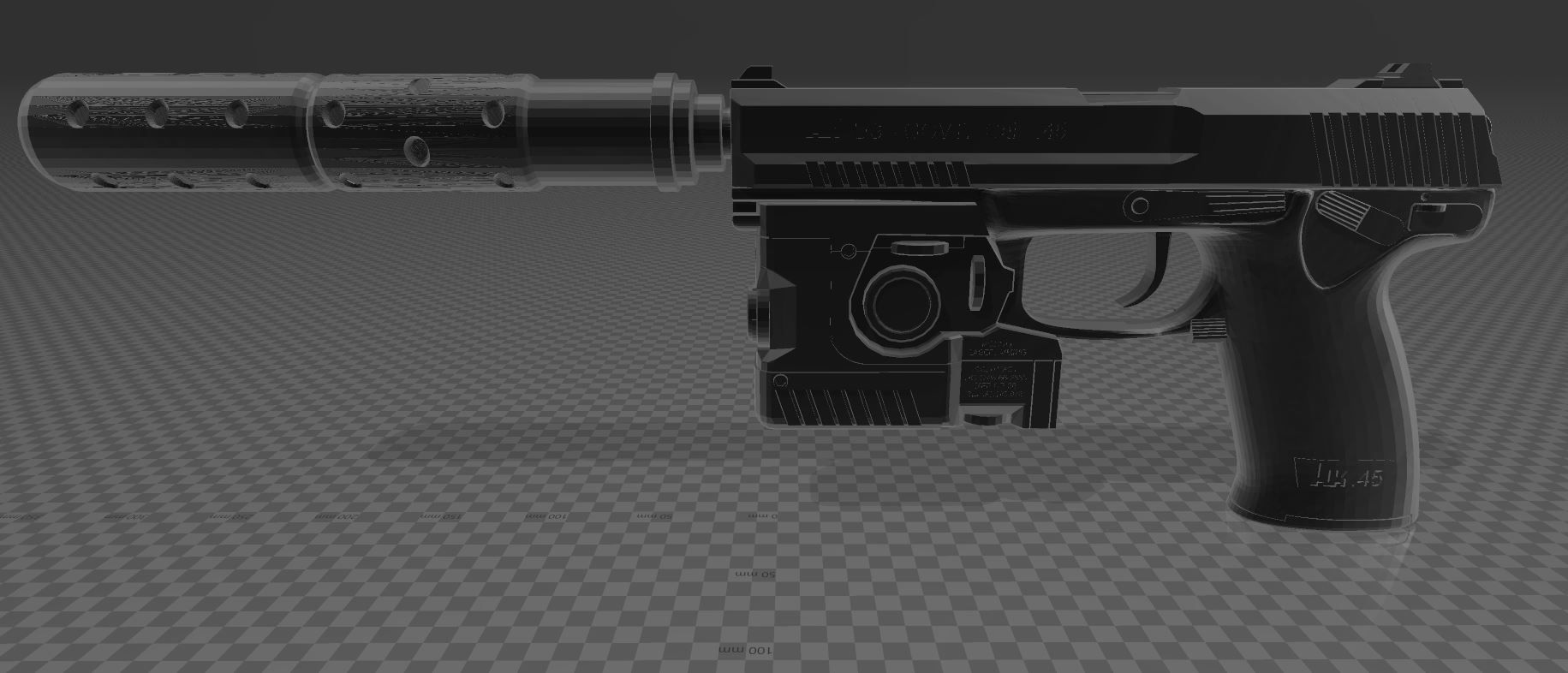 Free STL file Heckler & Koch MK 23 SOCOM・3D print object to download・Cults